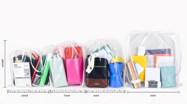 How to Use Clear Drawstring Bags for School, Travel, and Events ...